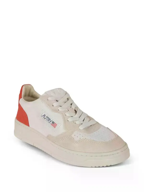 AUTRY Lace-up Perforated Sneakers - Neutrals