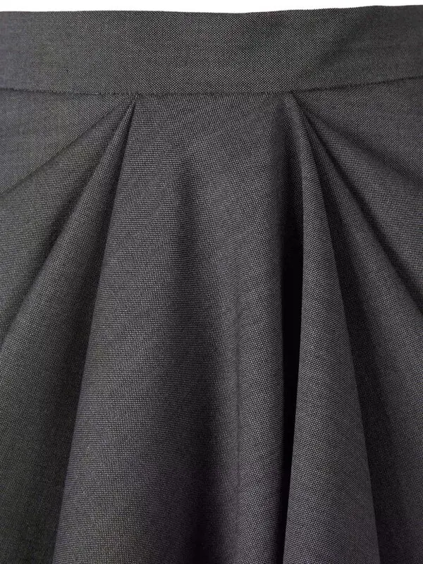 Givenchy Draped Midi Skirt - Grey
