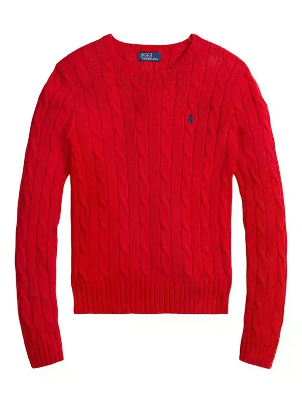 Polo Ralph Lauren Cotton Cable Knit Crewneck Sweater