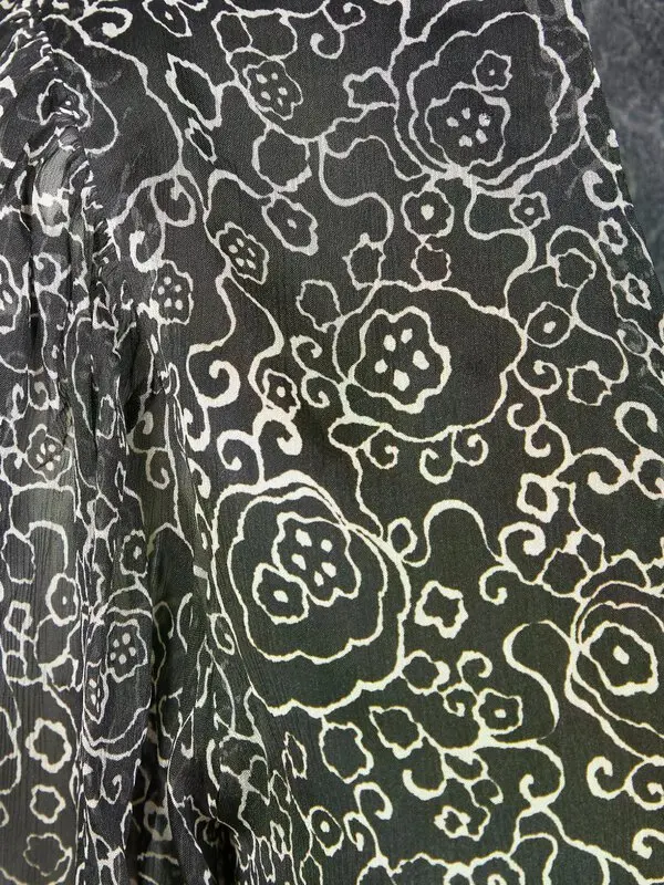 MARANT ETOILE Floral V-neck Mini Dress