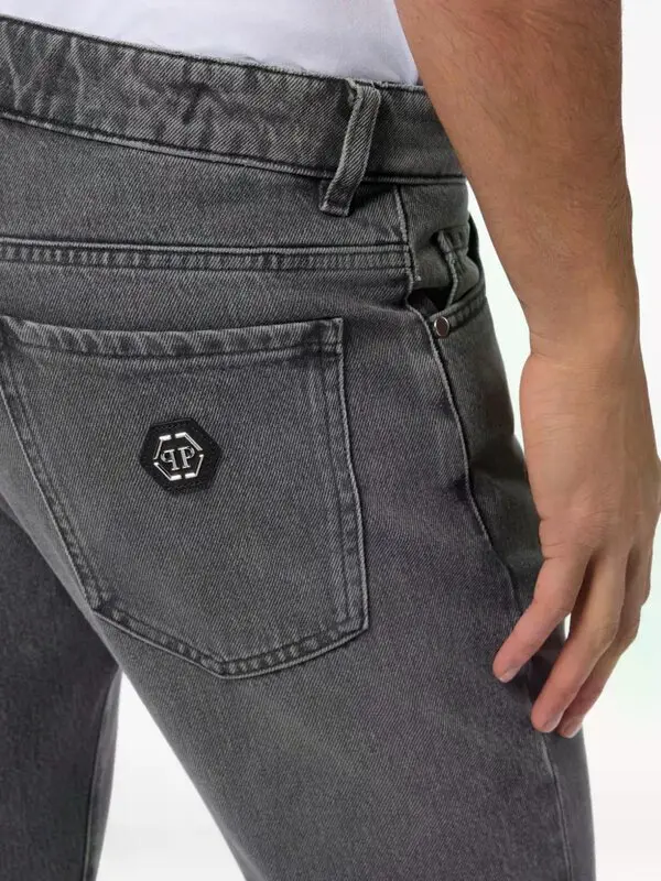 Philipp Plein Straight-leg Jeans - Grey