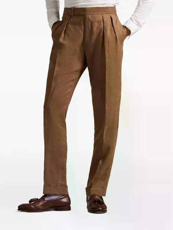Polo Ralph Lauren Pleated Trousers - Brown