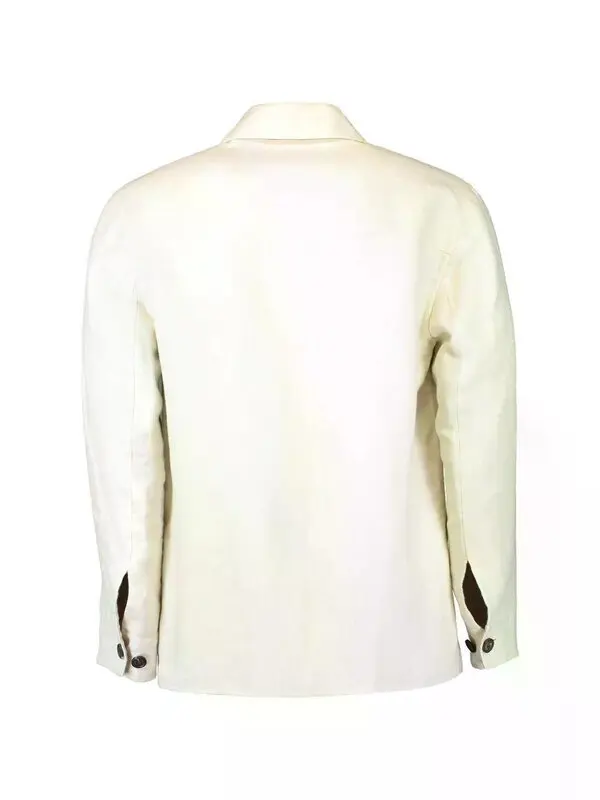 Eleventy Button Overshirt - Neutrals