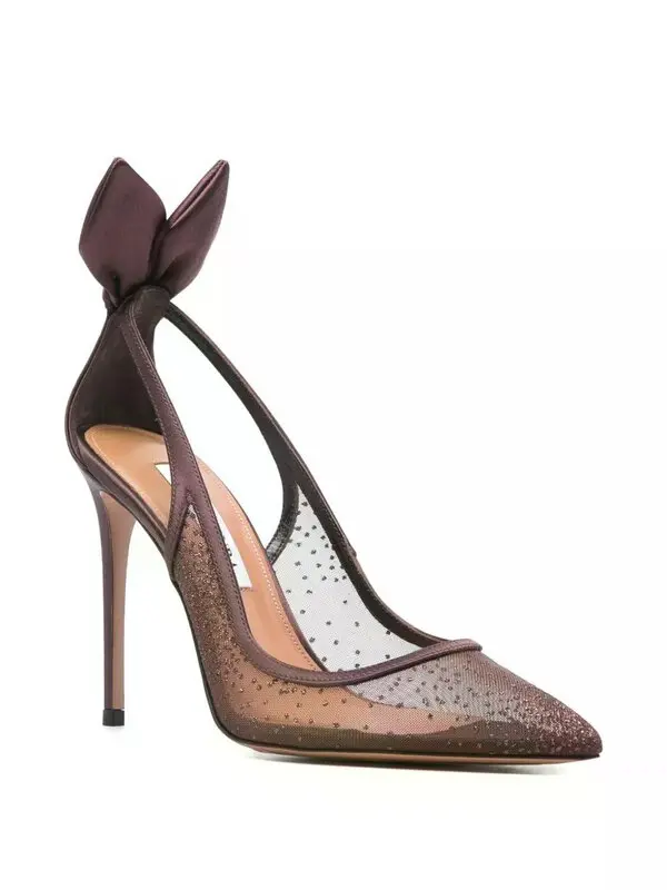 AQUAZZURA Bow Point-toe Pumps