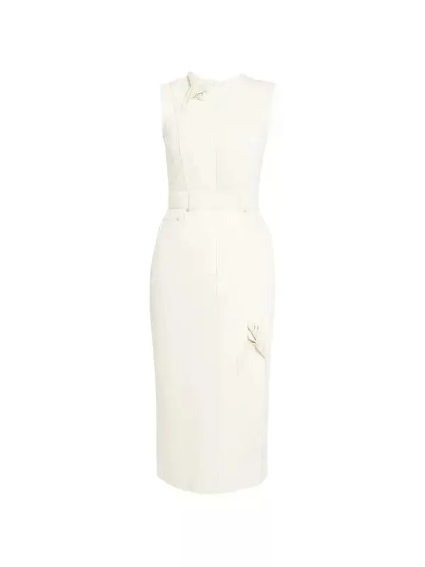 Erdem Sleeveless Denim Dress - Neutrals