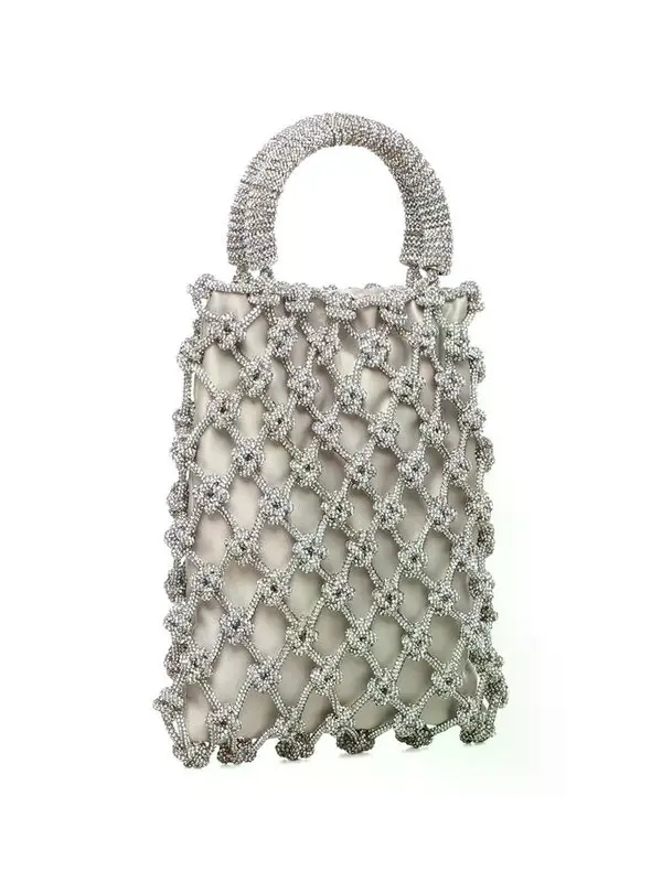 Rosantica Crystal-embellished Tote Bag - Silver