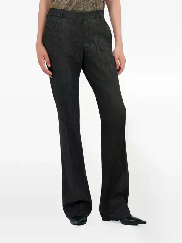 Roberto Cavalli Printed Flared Trousers