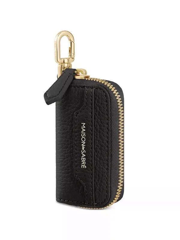 MAISON DE SABRE Zipped Key Case Charm - Black