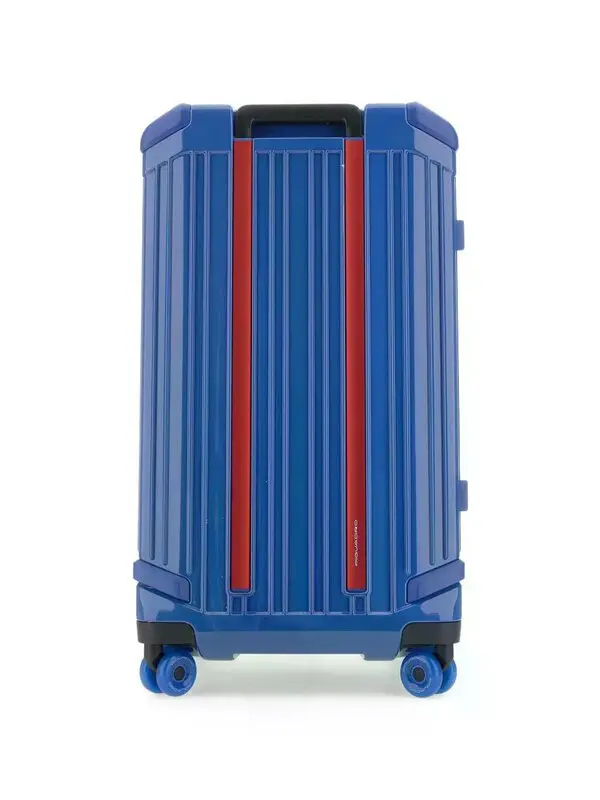 PIQUADRO Hardside Striped Trunk Suitcase