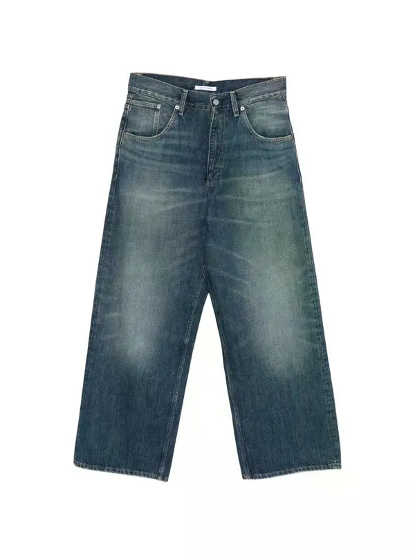 SUNFLOWER Faded Effect Loose Jeans