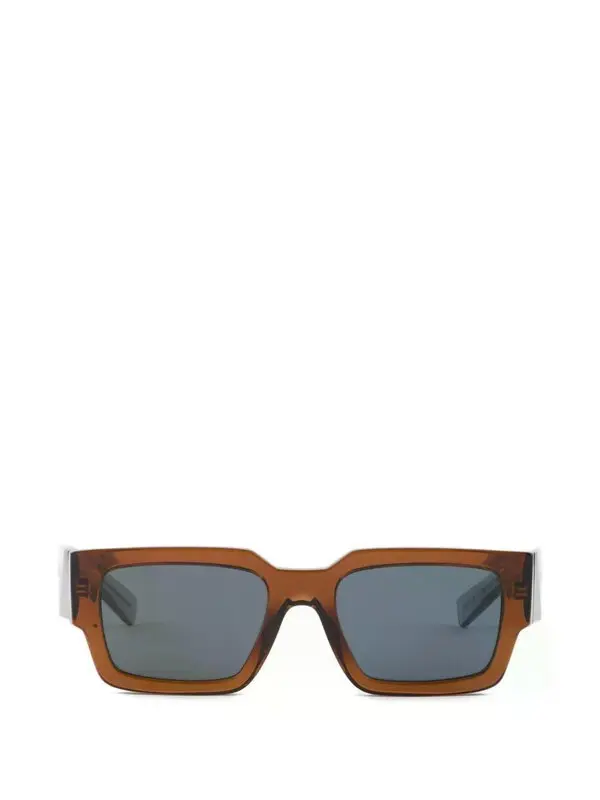 Prada Symbole Square-frame Sunglasses - Brown