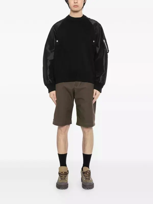 Sacai Sponge Sweatshirt - Black