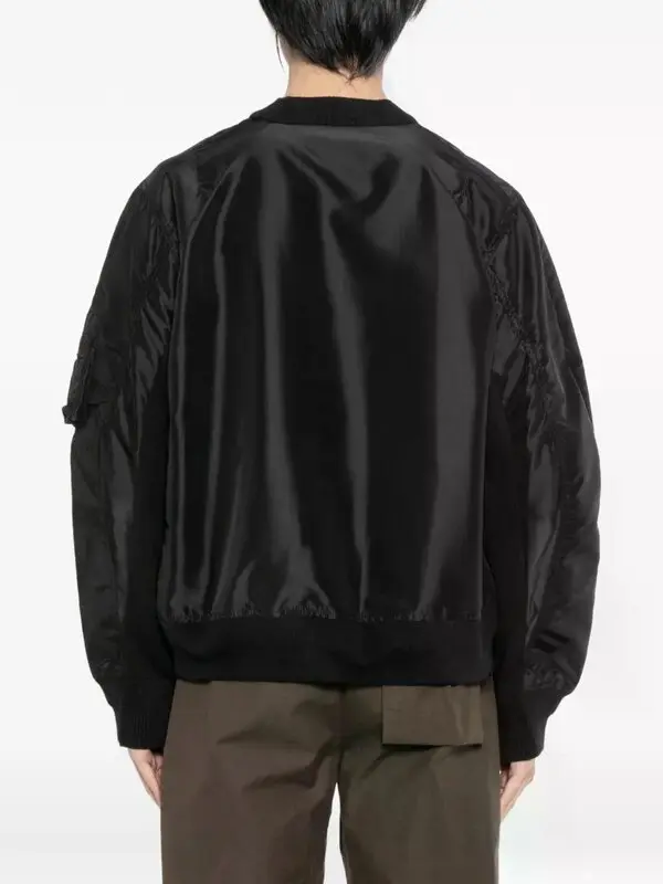Sacai Sponge Sweatshirt - Black