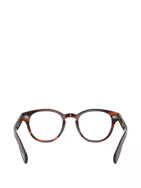 Oliver Spencer Round Frame Glasses - Brown