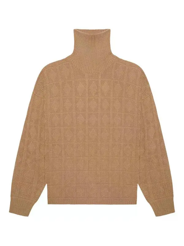 Place Of Ëlms Diamond-pattern Knit Sweater