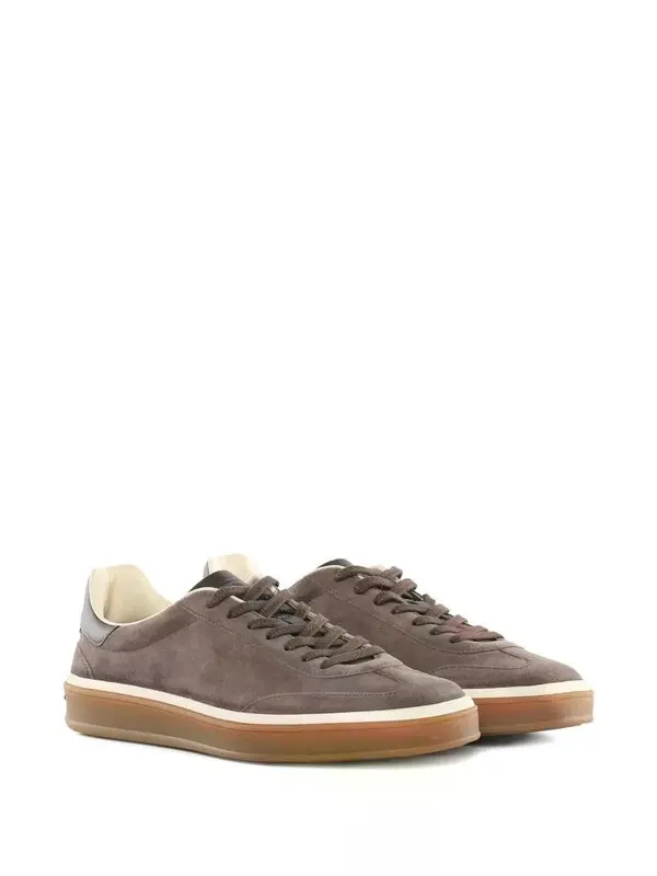 Loro Piana Walk Suede Lace-up Sneakers