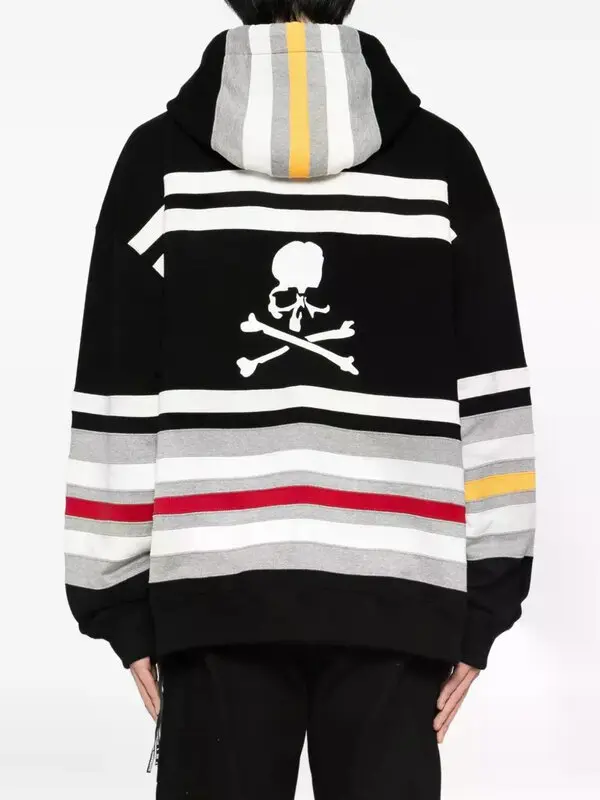 MASTERMIND WORLD Striped Logo Hoodie
