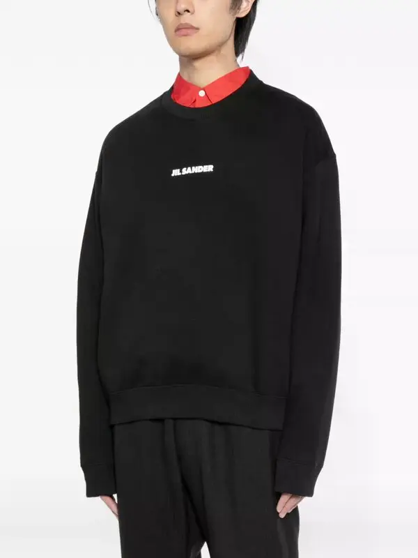 JIL SANDER Logo-print Sweatshirt - Black