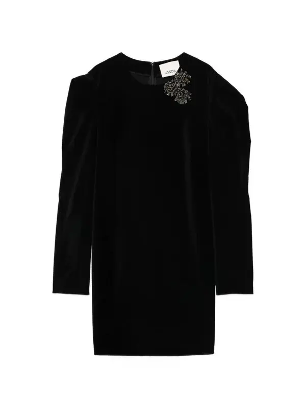 Isabel Marant Étoile Danee Embellished Puff-sleeve Mini Dress