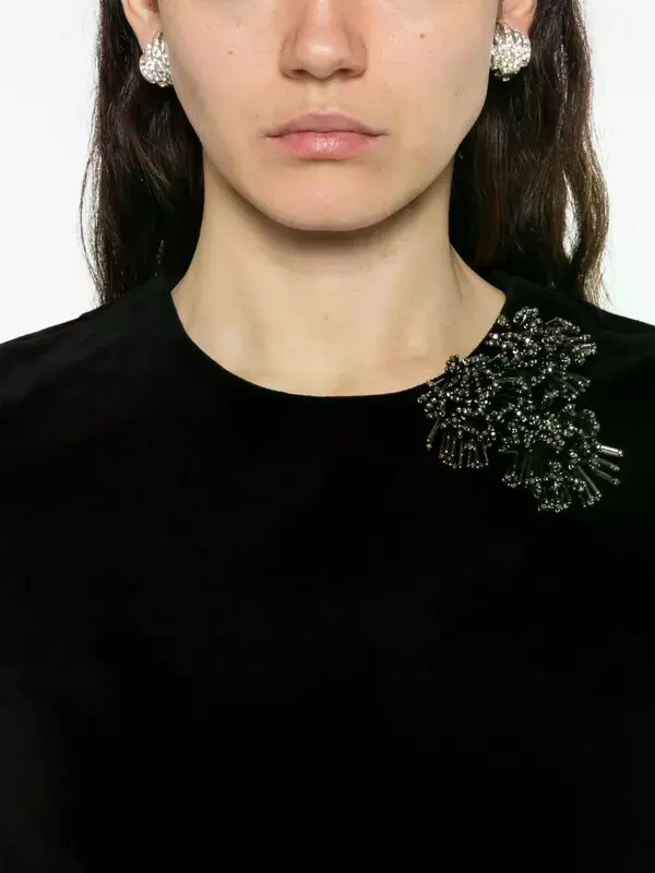 Isabel Marant Étoile Danee Embellished Puff-sleeve Mini Dress