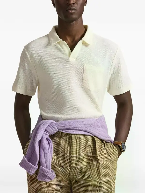 Polo Ralph Lauren Patch Pocket Polo Shirt - Neutrals