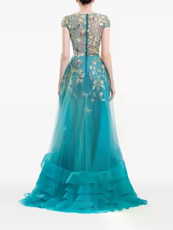 SAIID KOBEISY Floral Print Maxi Dress