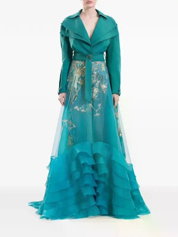SAIID KOBEISY Floral Print Maxi Dress