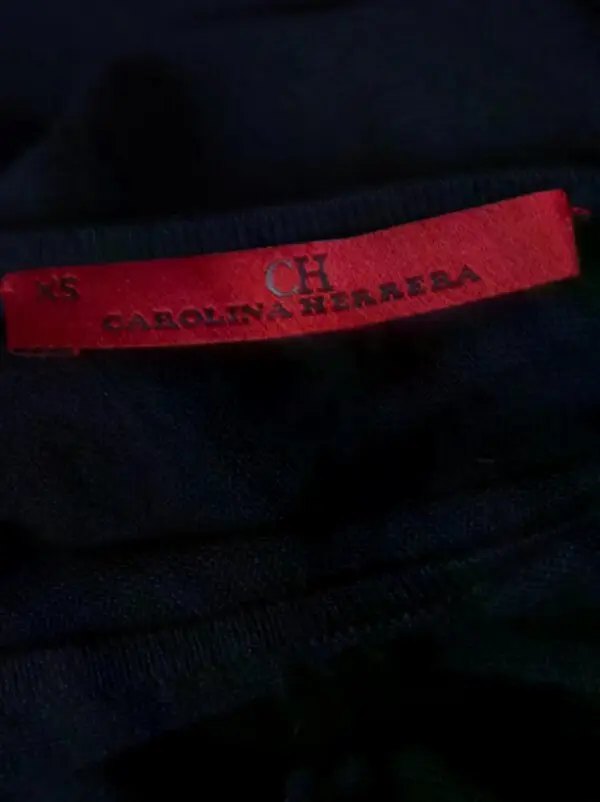 Carolina Herrera Crew-neck Three-quarter Sleeve Sweater