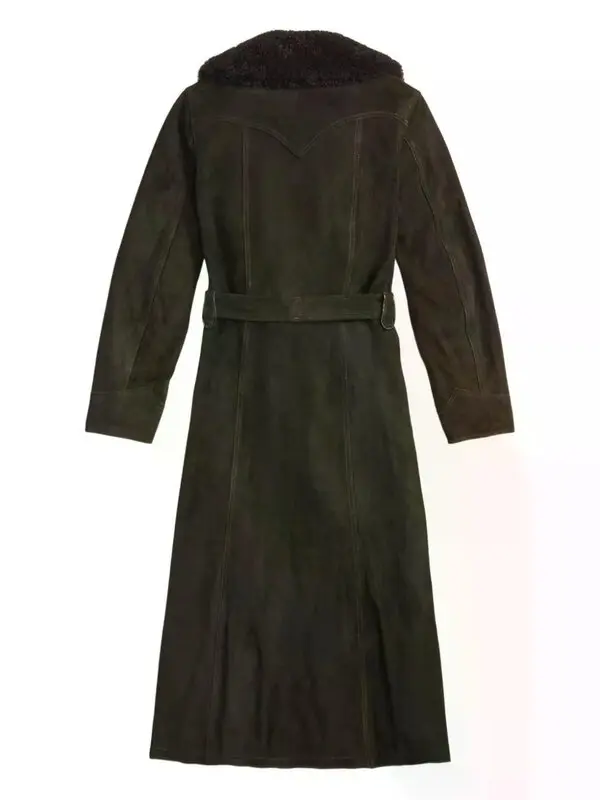 Ralph Lauren Belted Suede Coat