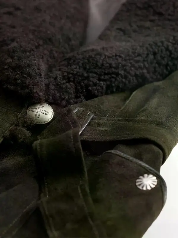 Ralph Lauren Belted Suede Coat