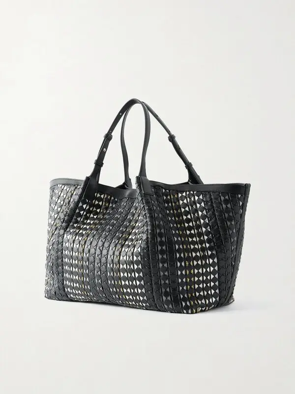 SERAPIAN Secret Maxi Woven Leather Tote