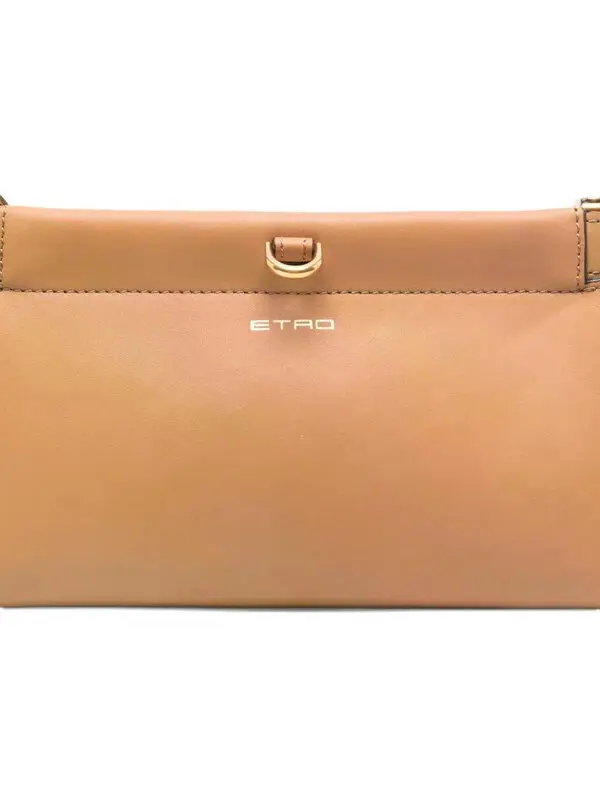 Etro Mini Clutch With Detachable Chain - Neutrals