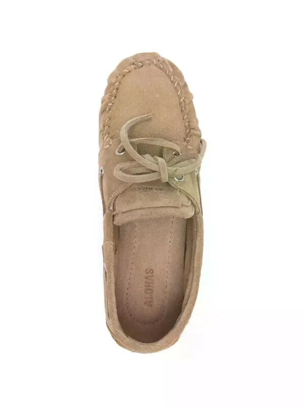 ALOHAS Rowan Suede Loafers - Neutrals