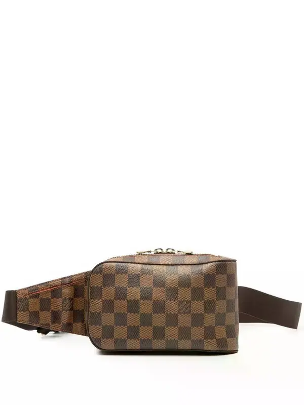 LOUIS VUITTON 2004 Damier Ebene Geronimos Crossbody Bag
