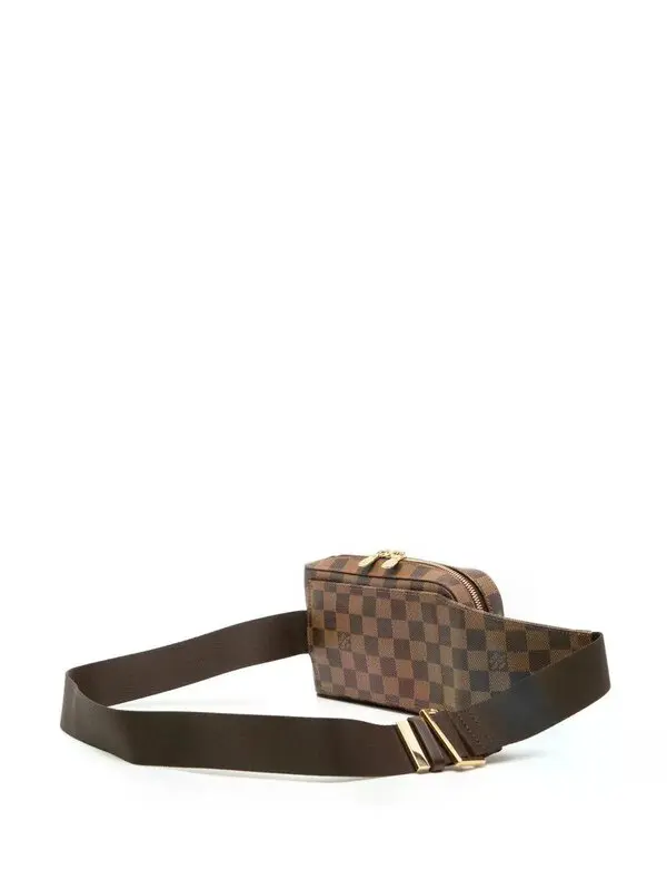 LOUIS VUITTON 2004 Damier Ebene Geronimos Crossbody Bag