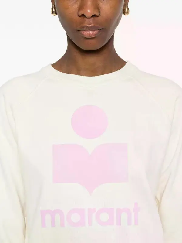 MARANT ETOILE Crewneck Sweatshirt With Logo Detail