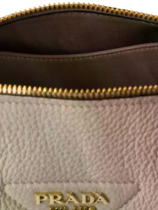Prada Mini Leather Tote - Neutrals