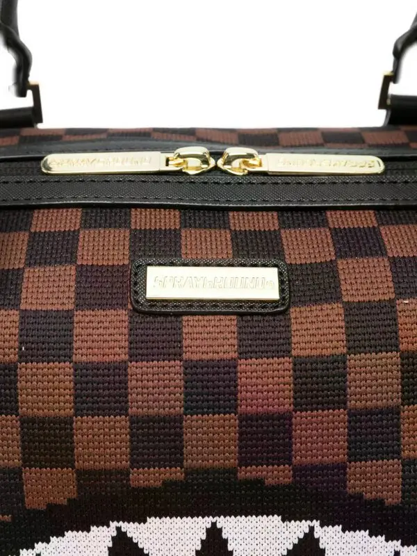 SPRAYGROUND Checkerboard-pattern Tote