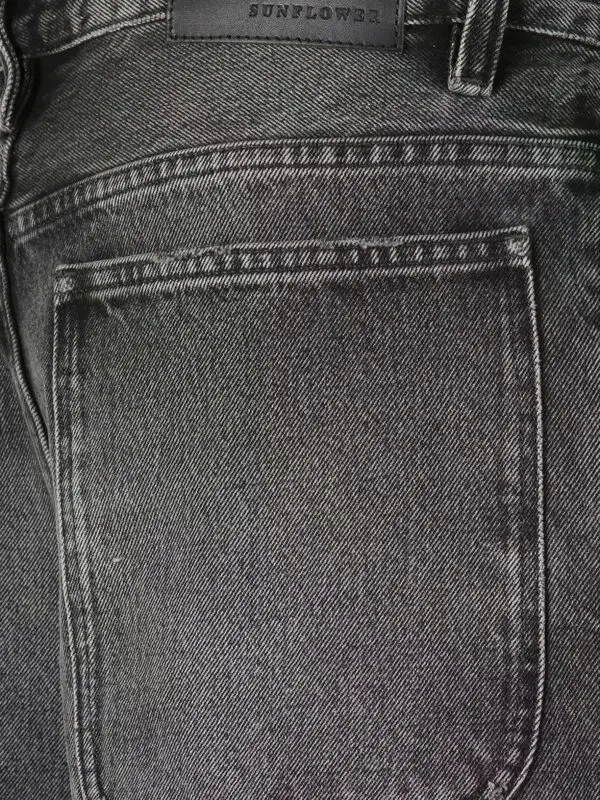SUNFLOWER Faded-effect Denim Jeans - Grey
