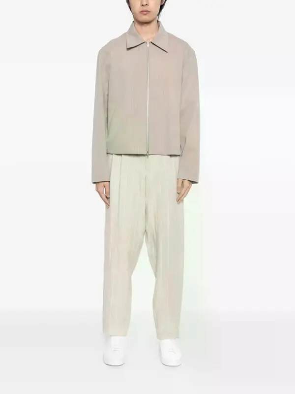 Giorgio Armani Striped Linen Trousers