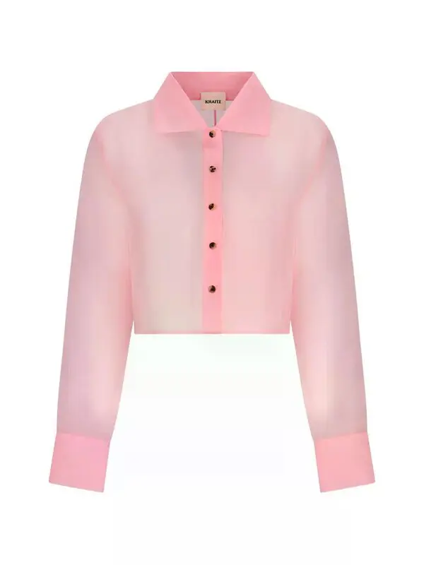 Khaite Jasen Cropped Shirt