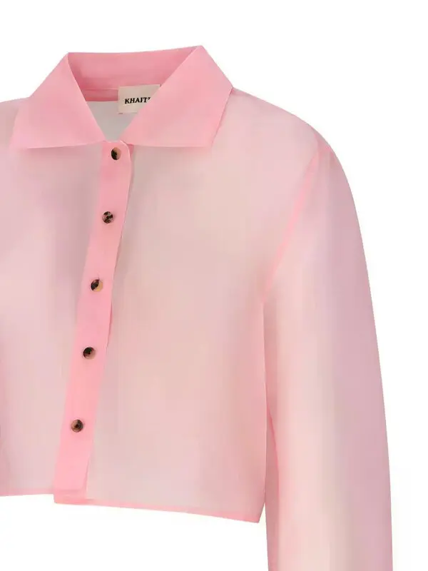 Khaite Jasen Cropped Shirt