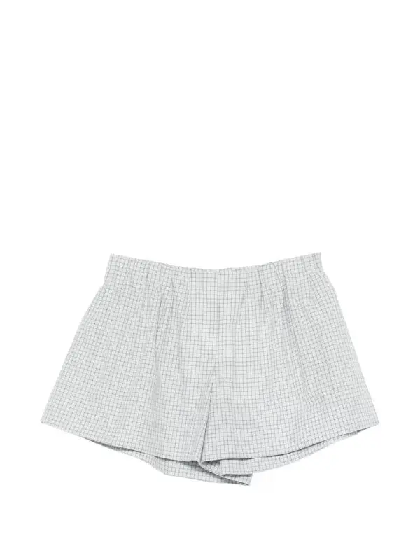 Brandon Maxwell Checked Shorts