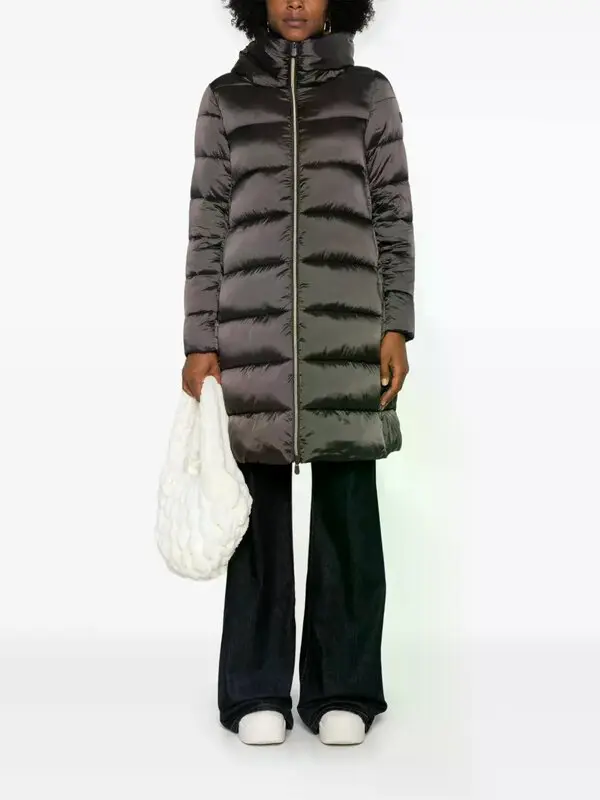 SAVE THE DUCK Logo-patch Padded Coat