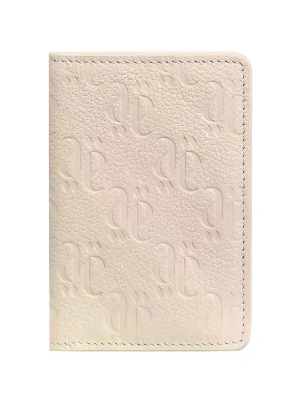 Place Of Ëlms Grained Debossed Leather Wallet - Neutrals