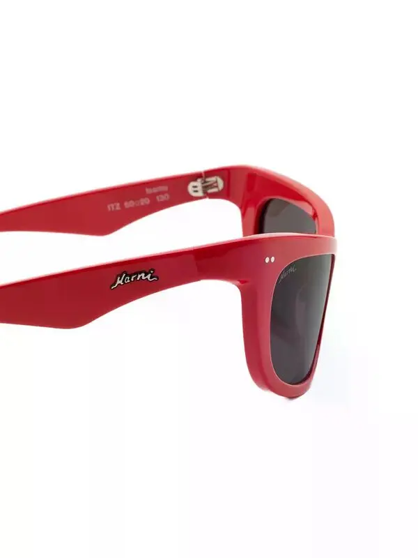 Marni Isamu Geometric Sunglasses