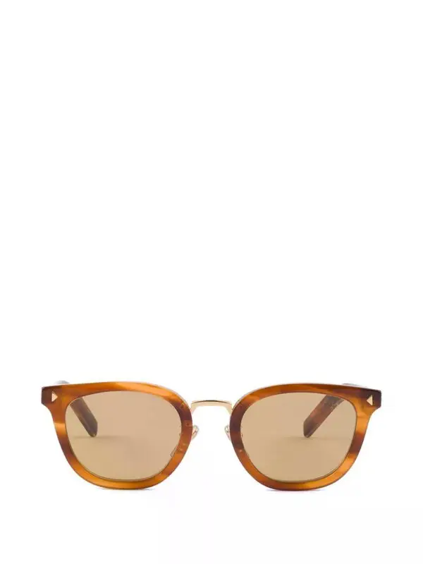 Prada Round Frame Sunglasses - Brown