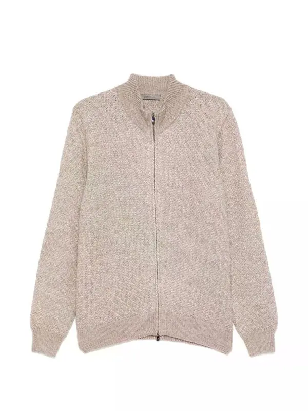 Corneliani Knitted Zip Cardigan
