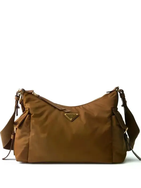 Prada Explore Pocket Shoulder Bag - Brown
