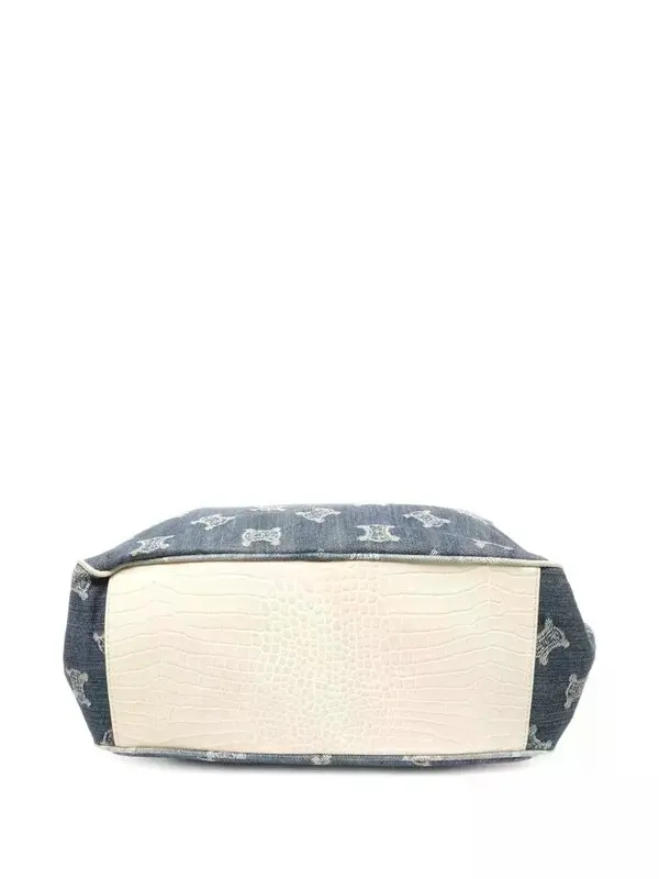 Celine 2000s Macadam Boogie Handbag - Blue